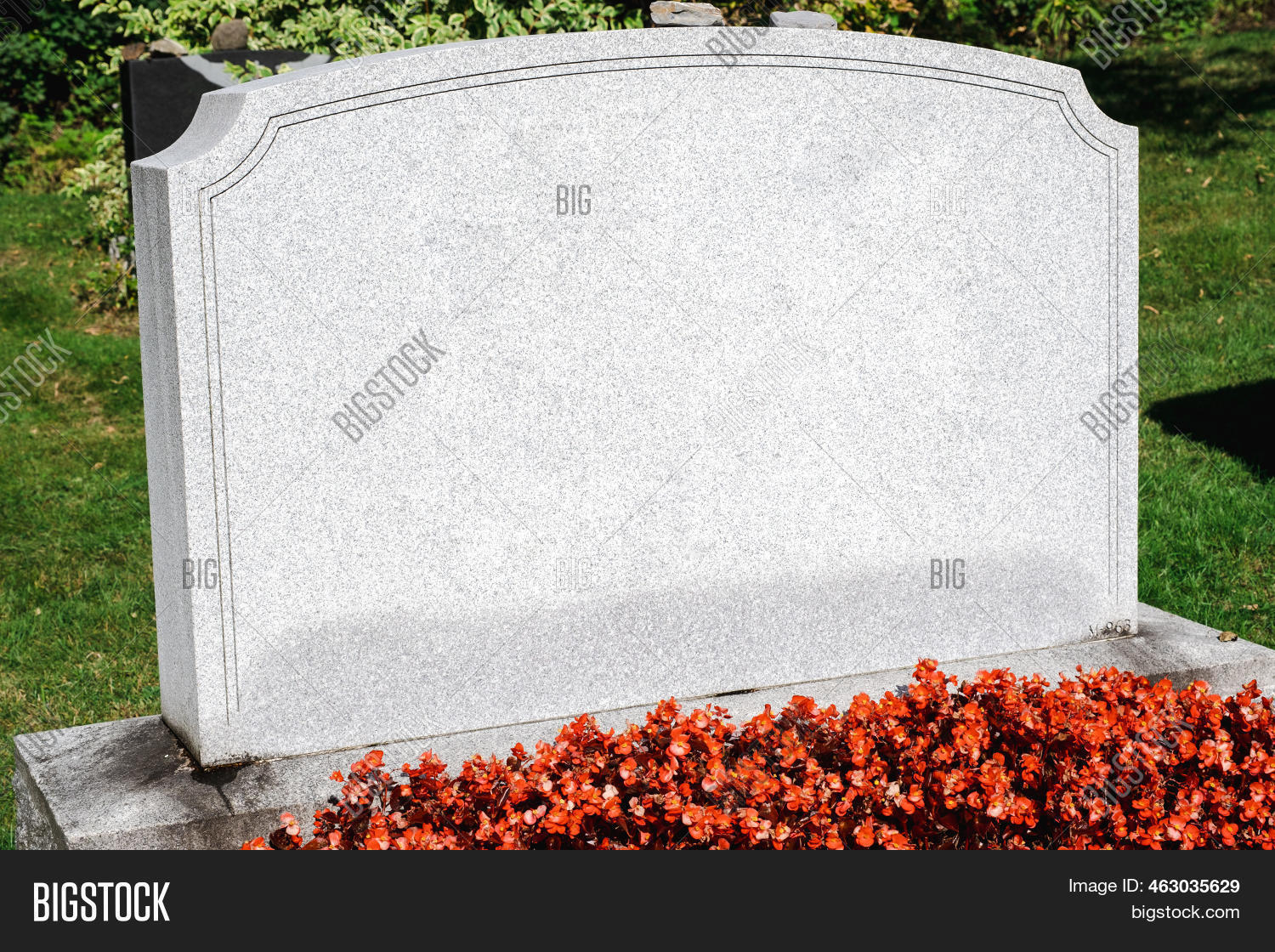 Blank Empty Tombstone Image & Photo (Free Trial) | Bigstock