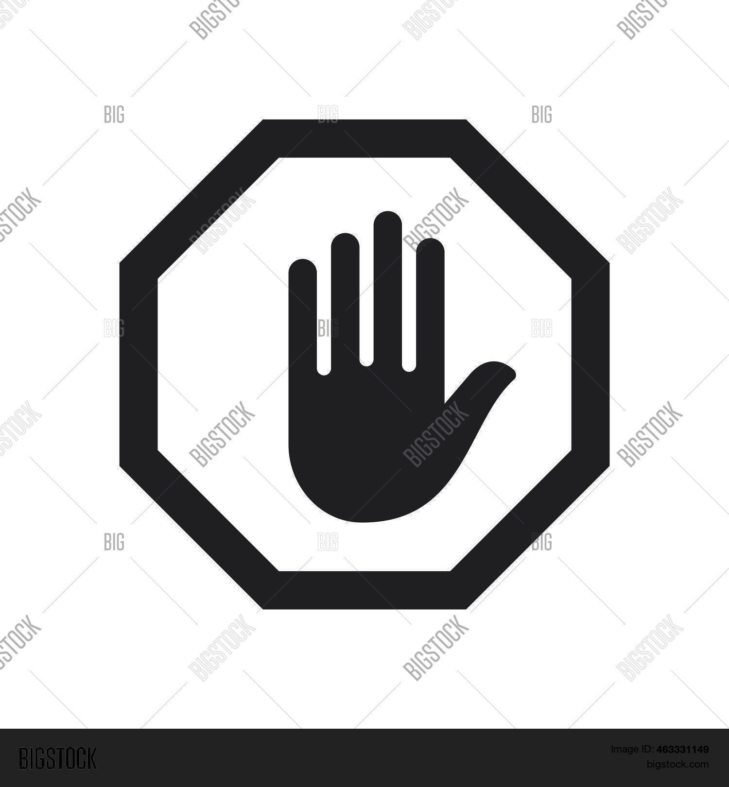 Traffic Stop Icon Vector & Photo (Free Trial) | Bigstock