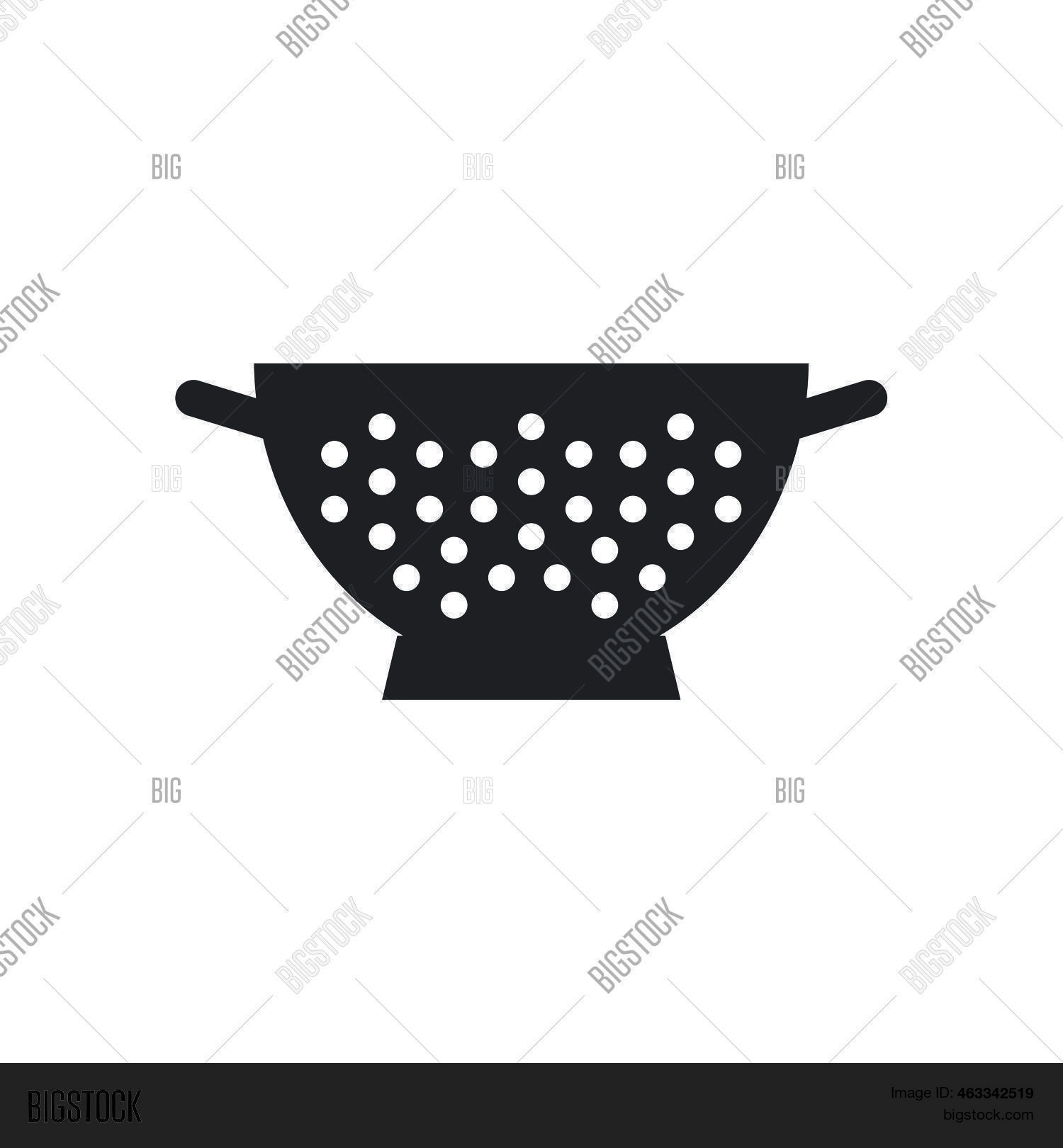 Colander Icon Vector & Photo (Free Trial) | Bigstock