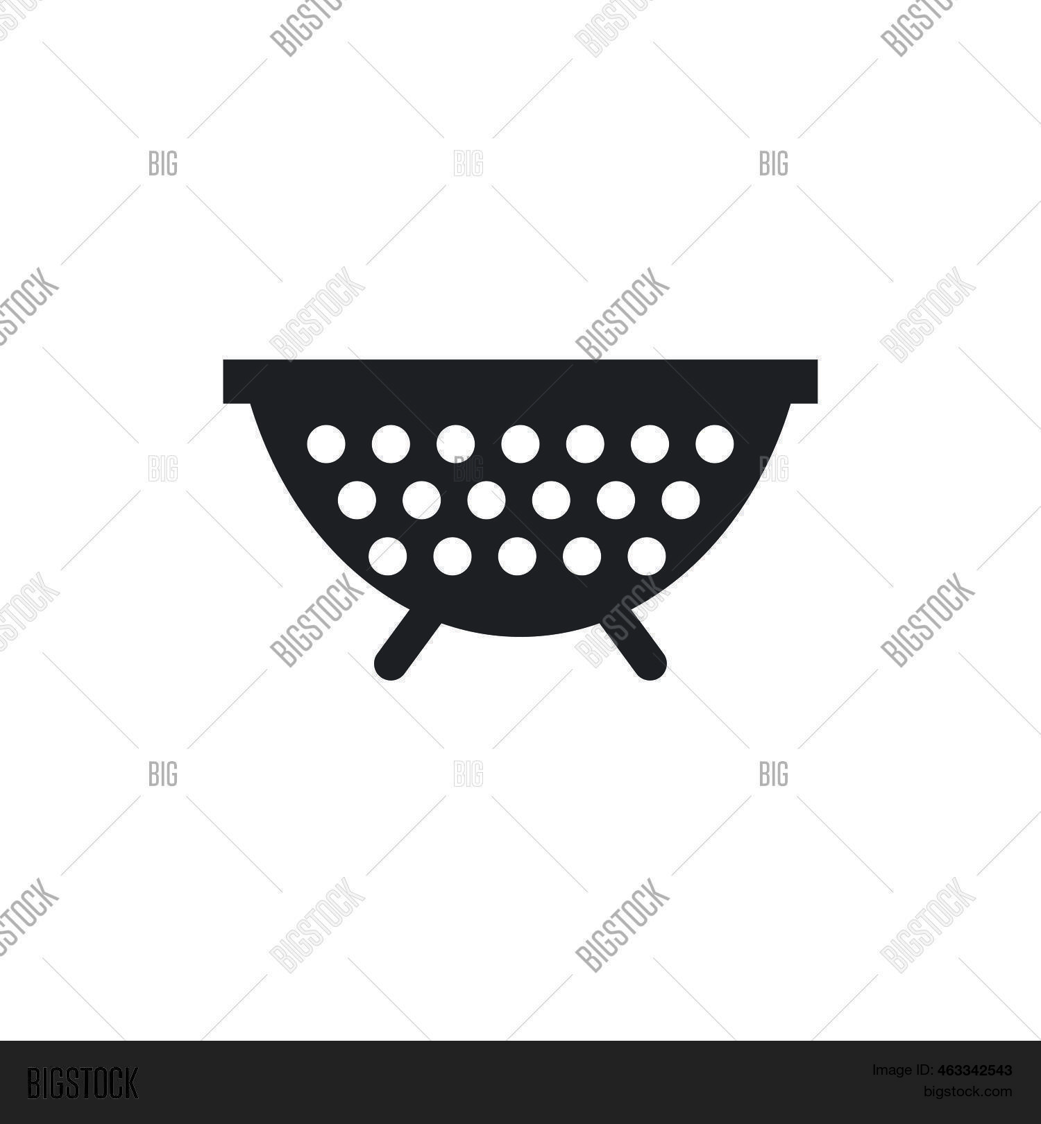 Colander Icon Vector & Photo (Free Trial) | Bigstock