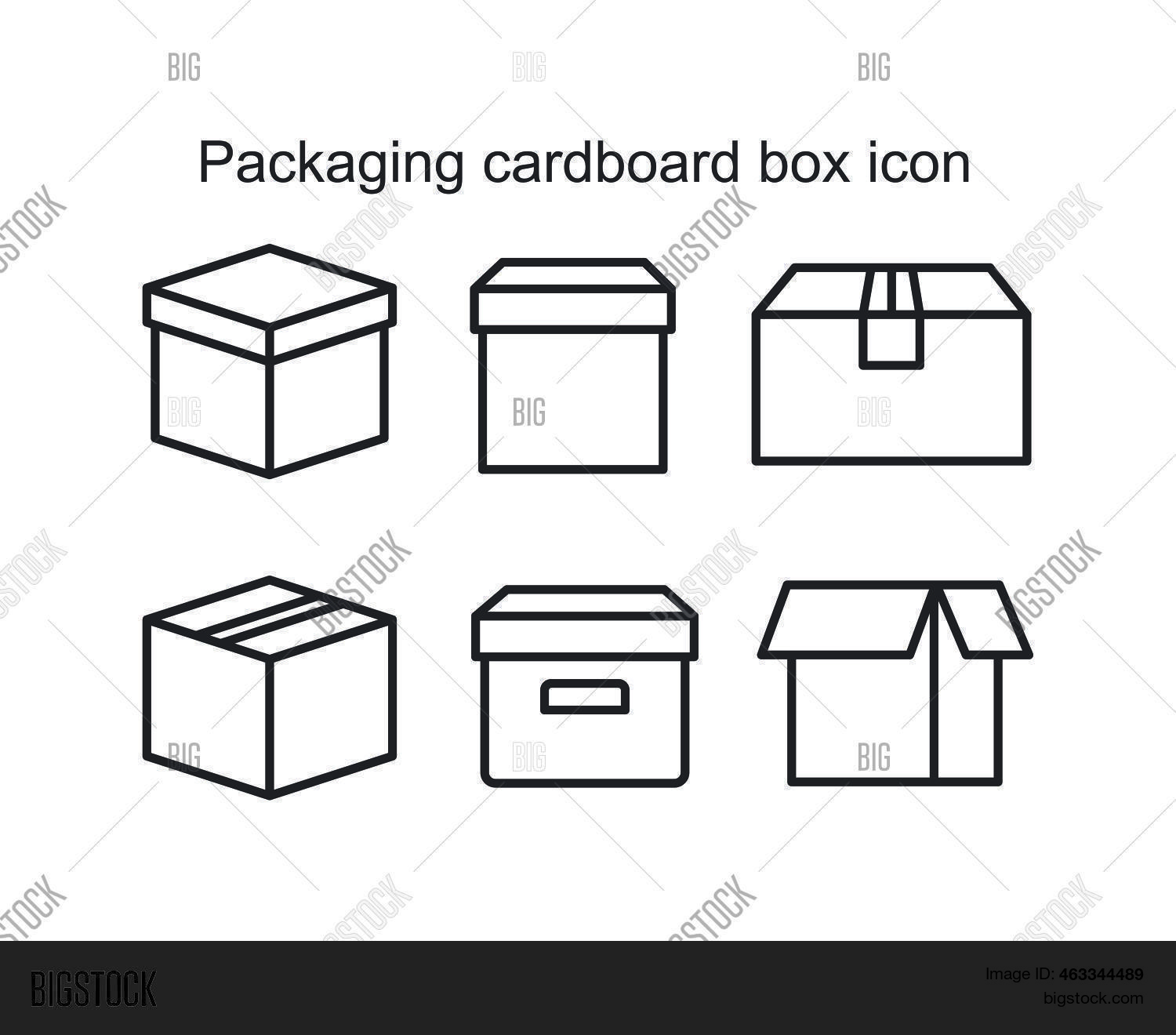 Packaging Cardboard Vector & Photo (Free Trial) | Bigstock