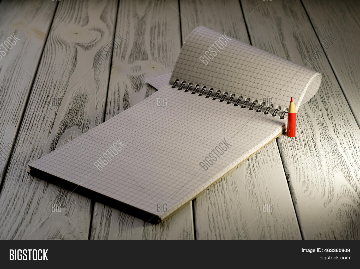 Opened Blank Notepad Image & Photo (Free Trial) | Bigstock