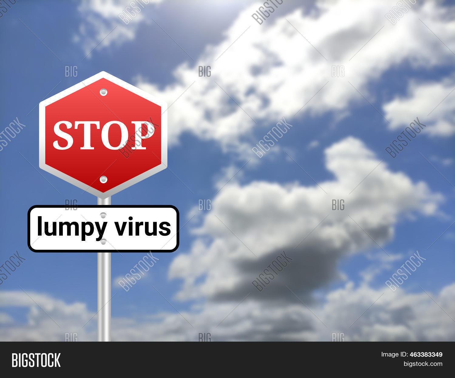 Stop Lumpy Virus Sigh Image & Photo (Free Trial) | Bigstock