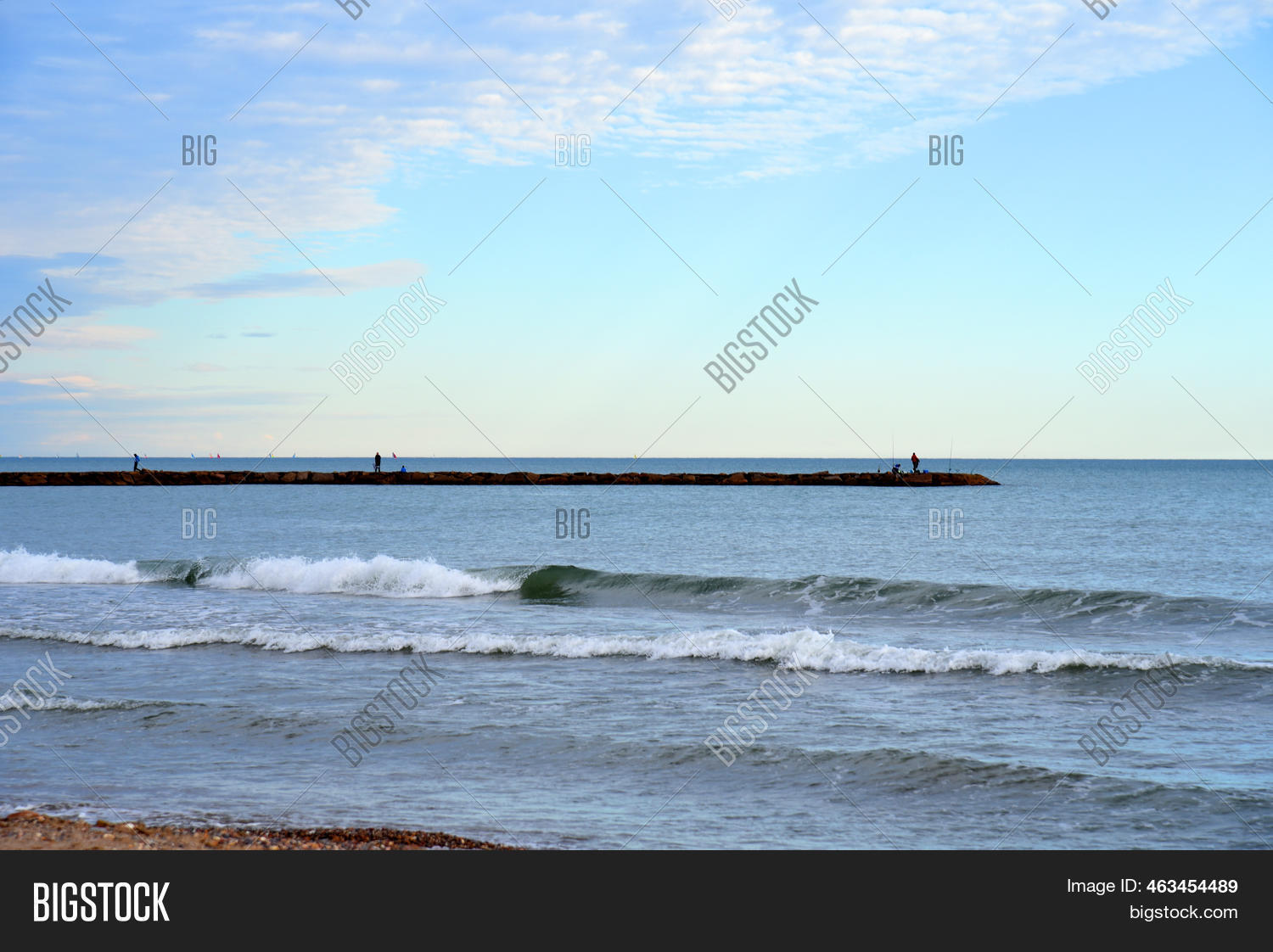Beach Shore. Waves Sea Image & Photo (Free Trial) | Bigstock