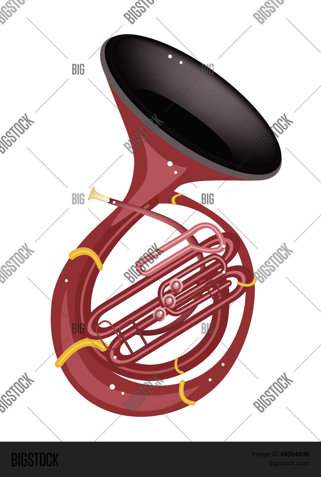 Musical Sousaphone Vector & Photo (Free Trial) | Bigstock