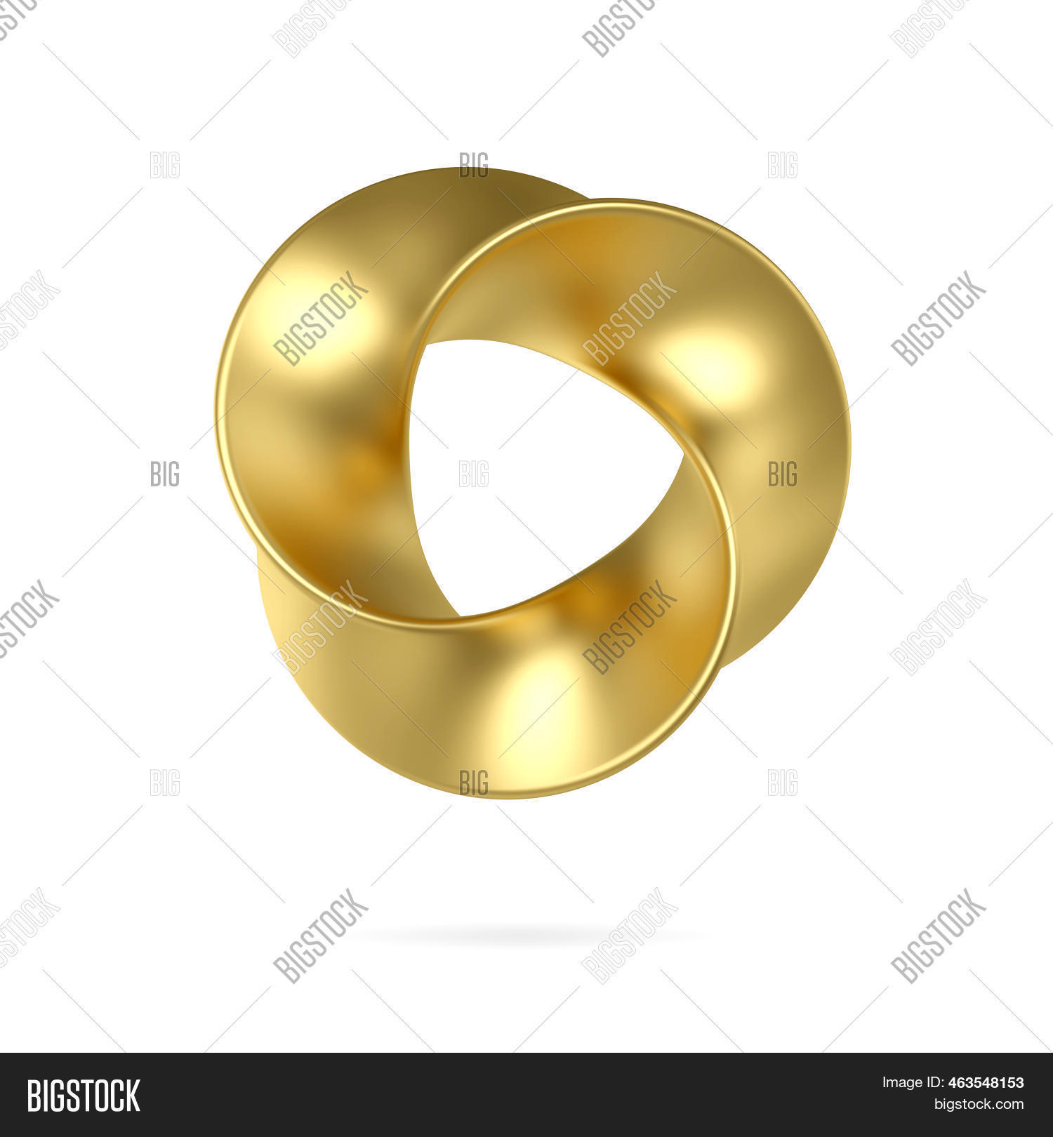 3d Gold Mobius Strip Image & Photo (Free Trial) | Bigstock