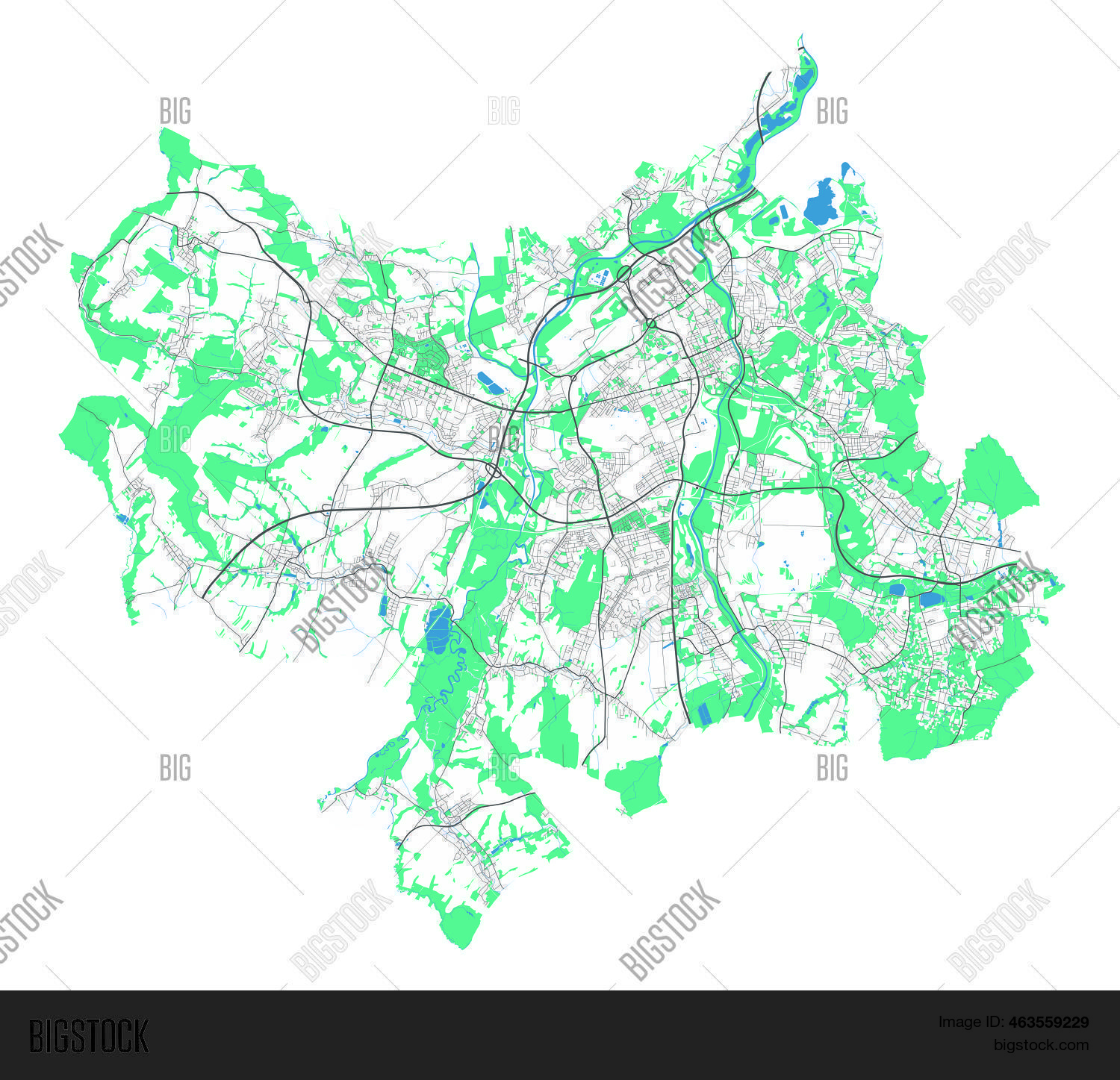 Brno Map. Detailed Vector & Photo (Free Trial) | Bigstock