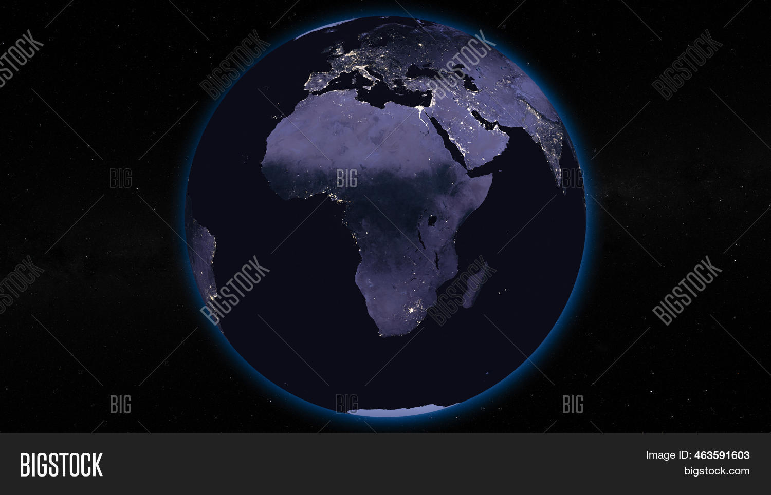 Earth Globe By Night Image & Photo (Free Trial) | Bigstock
