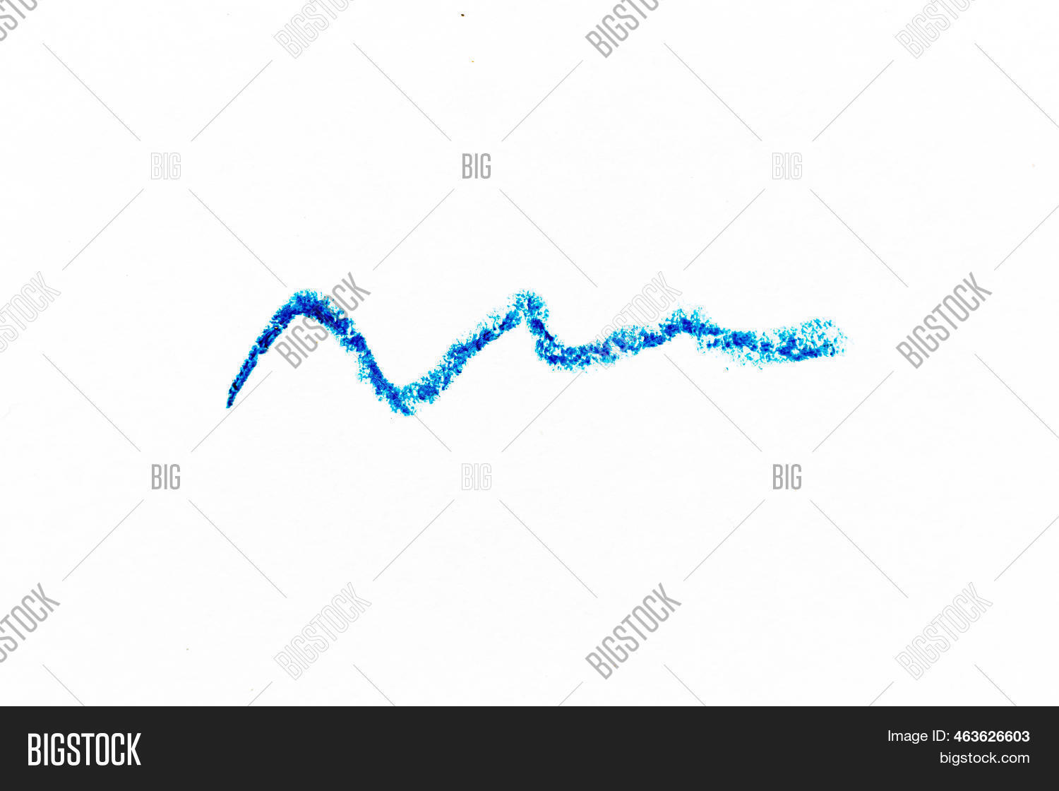 Blue Color Crayon Hand Image & Photo (Free Trial) | Bigstock