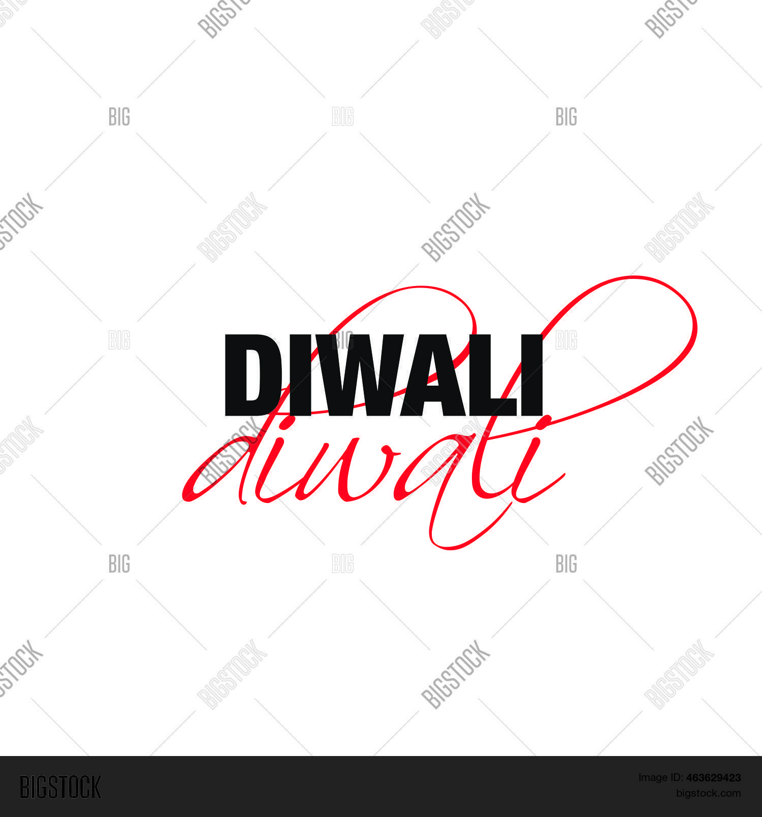 Diwali Lettering Two Vector & Photo (Free Trial) | Bigstock