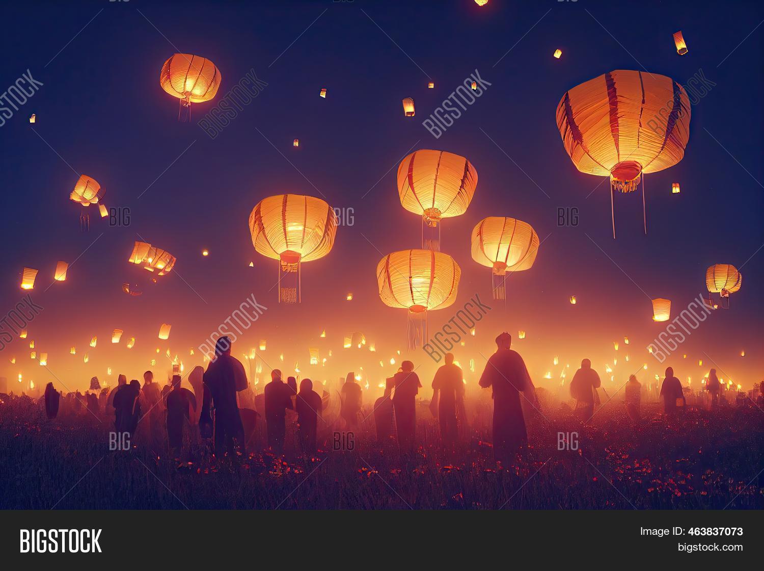 Chinese Lanterns Image & Photo (Free Trial) | Bigstock