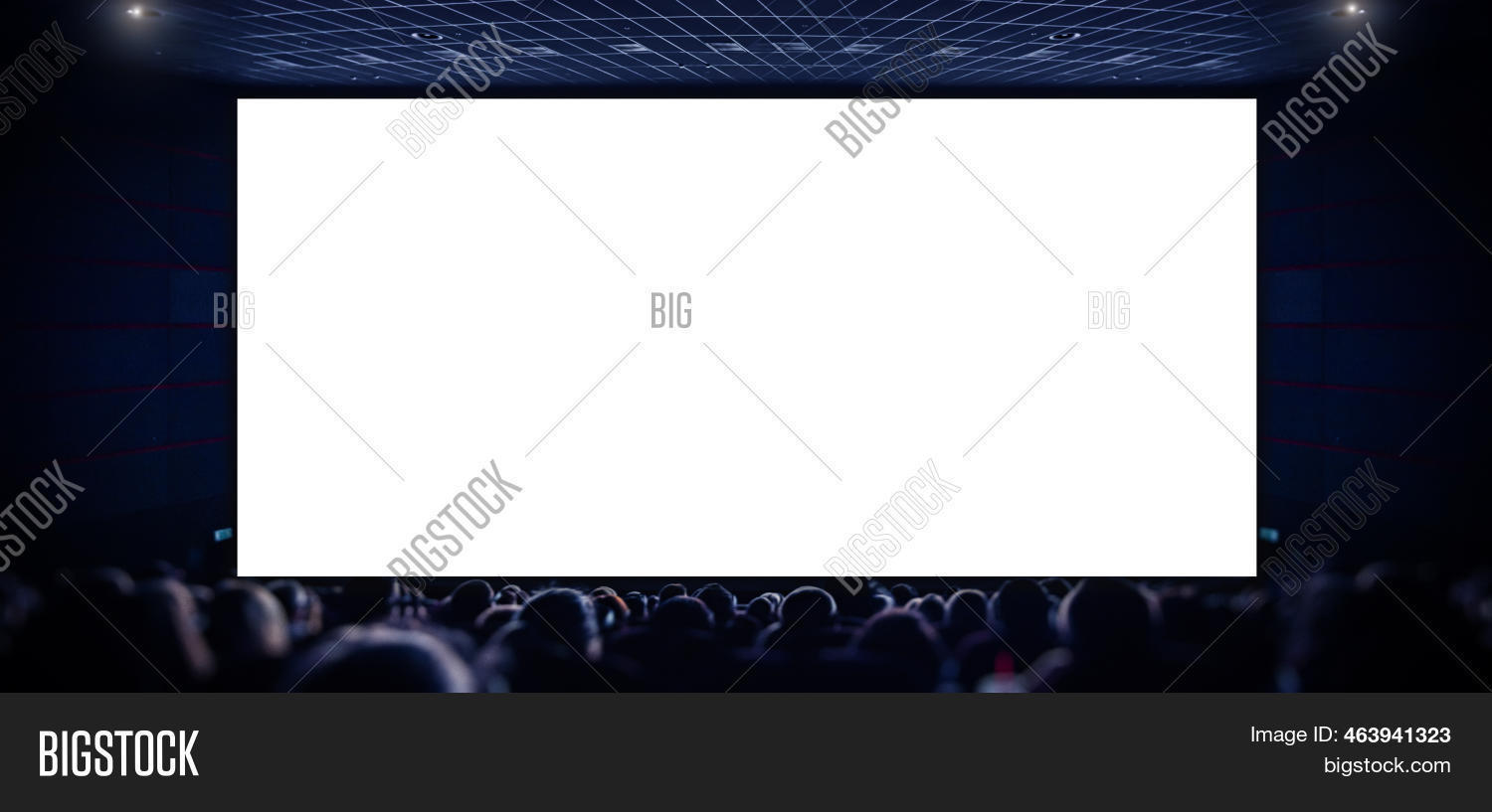 Cinema. White Screen Image & Photo (Free Trial) | Bigstock
