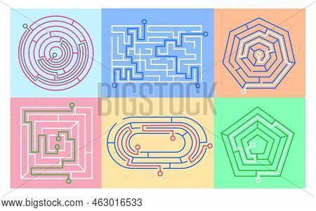 Maze Games Direction Vector & Photo (Free Trial) | Bigstock