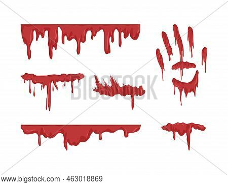 Blood Drip Red Bloody Vector & Photo (Free Trial) | Bigstock