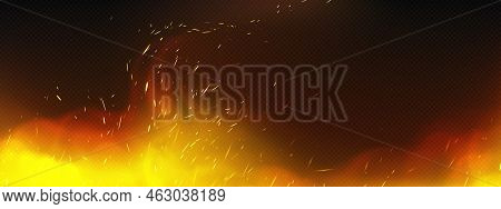 Realistic Fire Smoke Vector & Photo (Free Trial) | Bigstock
