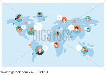 World Map People Vector & Photo (Free Trial) | Bigstock