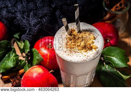 Apple Pie Milk Shake Image & Photo (Free Trial) | Bigstock