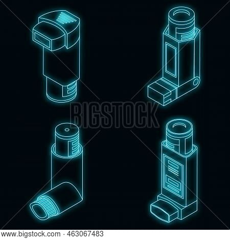 Inhaler Icon Set. Vector & Photo (Free Trial) | Bigstock