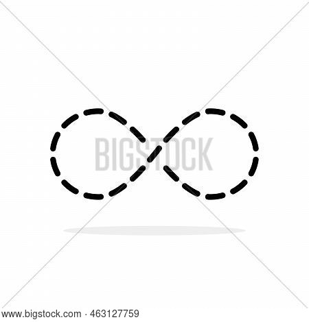 Infinity Thin Dotted Vector & Photo (Free Trial) | Bigstock