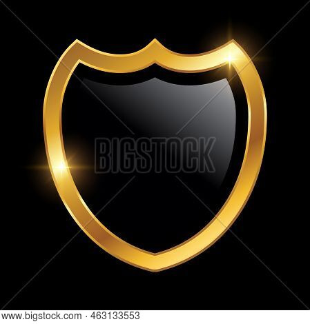 Golden Luxury Shield Vector & Photo (Free Trial) | Bigstock