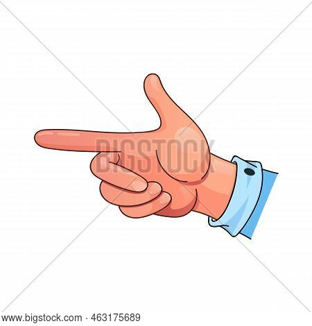 Pointing Hand Cartoon Vector & Photo (Free Trial) | Bigstock