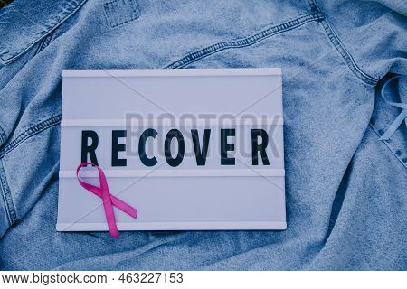 Pink Ribbon Recover Image & Photo (Free Trial) | Bigstock