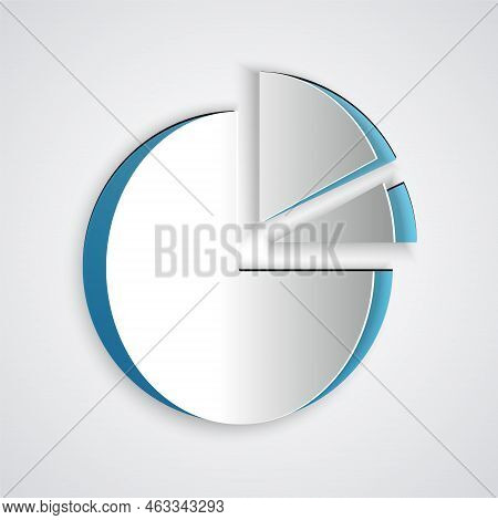 Paper Cut Pie Chart Vector & Photo (Free Trial) | Bigstock