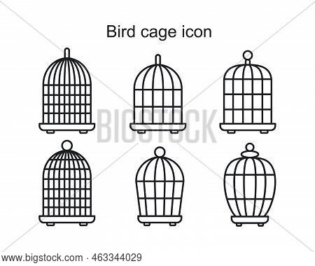 Bird Cage Icon Vector & Photo (Free Trial) | Bigstock