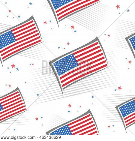 Vector American Flags Vector & Photo (Free Trial) | Bigstock