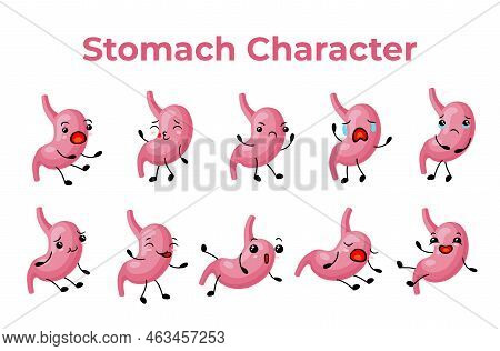 Funny Stomach Vector & Photo (Free Trial) | Bigstock