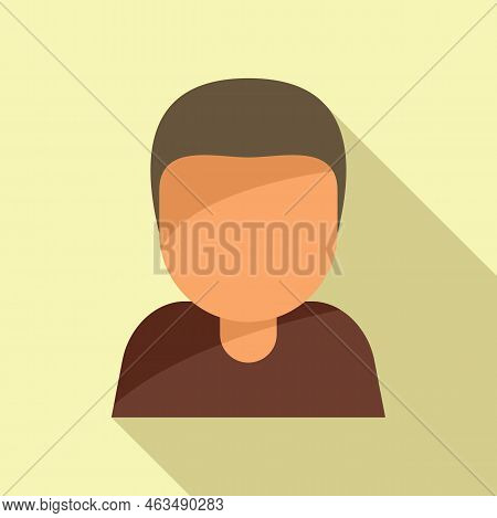 Young Boy Icon Flat Vector & Photo (Free Trial) | Bigstock