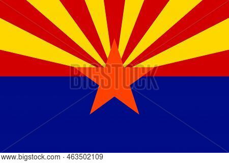 Flag Arizona. Banner Vector & Photo (Free Trial) | Bigstock
