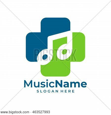 Health Music Logo Vector & Photo (Free Trial) | Bigstock