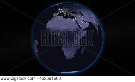 Earth Globe By Night Image & Photo (Free Trial) | Bigstock