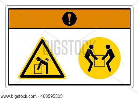 Warning Lift Hazard Vector & Photo (Free Trial) | Bigstock