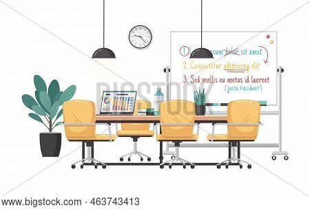 Meeting Room Cartoon Vector & Photo (Free Trial) | Bigstock
