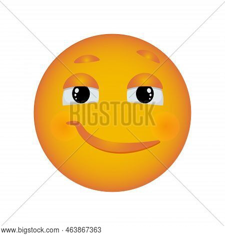 Emoticon Displeased Vector & Photo (Free Trial) | Bigstock
