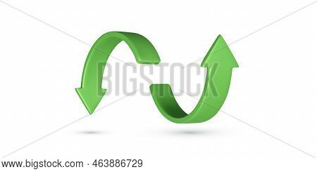 Green Circle Arrows Vector & Photo (Free Trial) | Bigstock