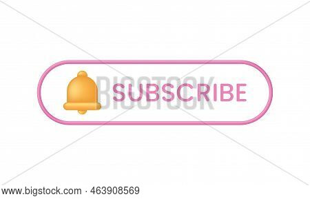 3d Subscribe Vector & Photo (Free Trial) | Bigstock