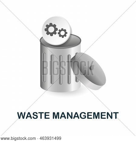 Waste Management Icon Vector & Photo (Free Trial) | Bigstock