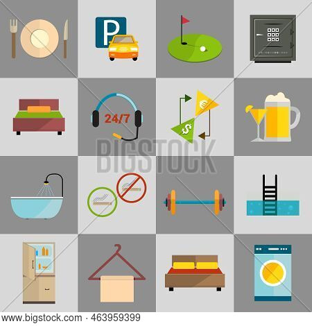 Hotel Amenities Room Vector & Photo (Free Trial) | Bigstock