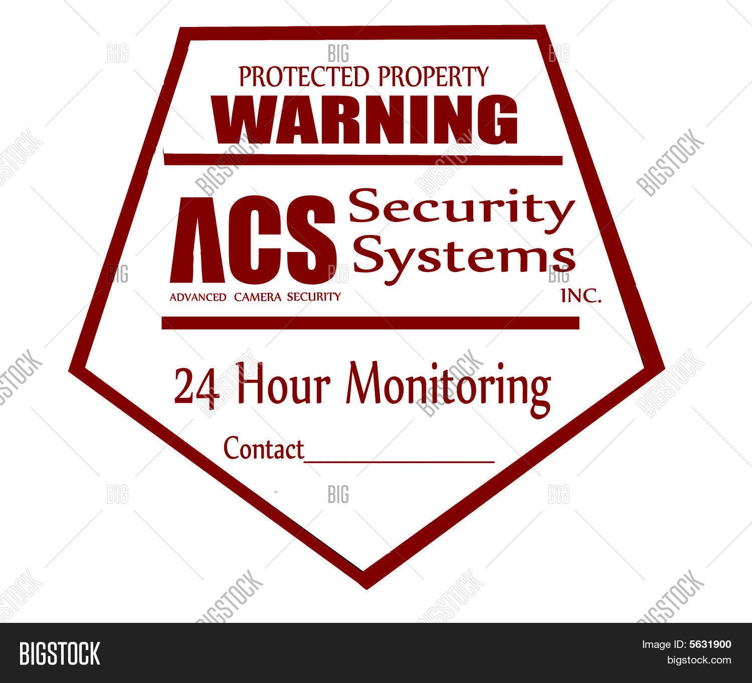 Fake Security Sign Image & Photo (Free Trial) | Bigstock