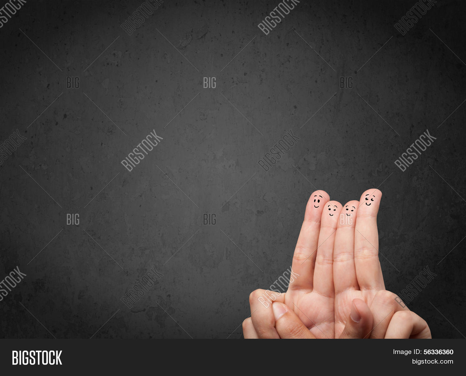 Happy Finger Smileys Image & Photo (Free Trial) | Bigstock