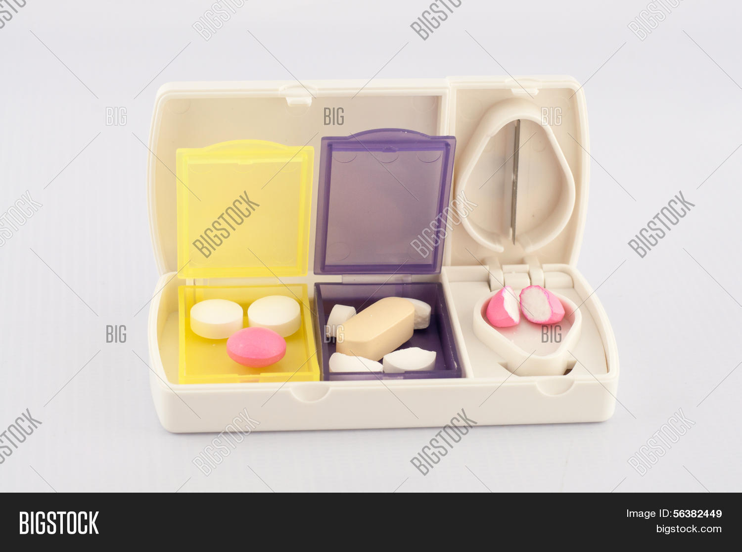 Pill Box Split Blade Image & Photo (Free Trial) | Bigstock