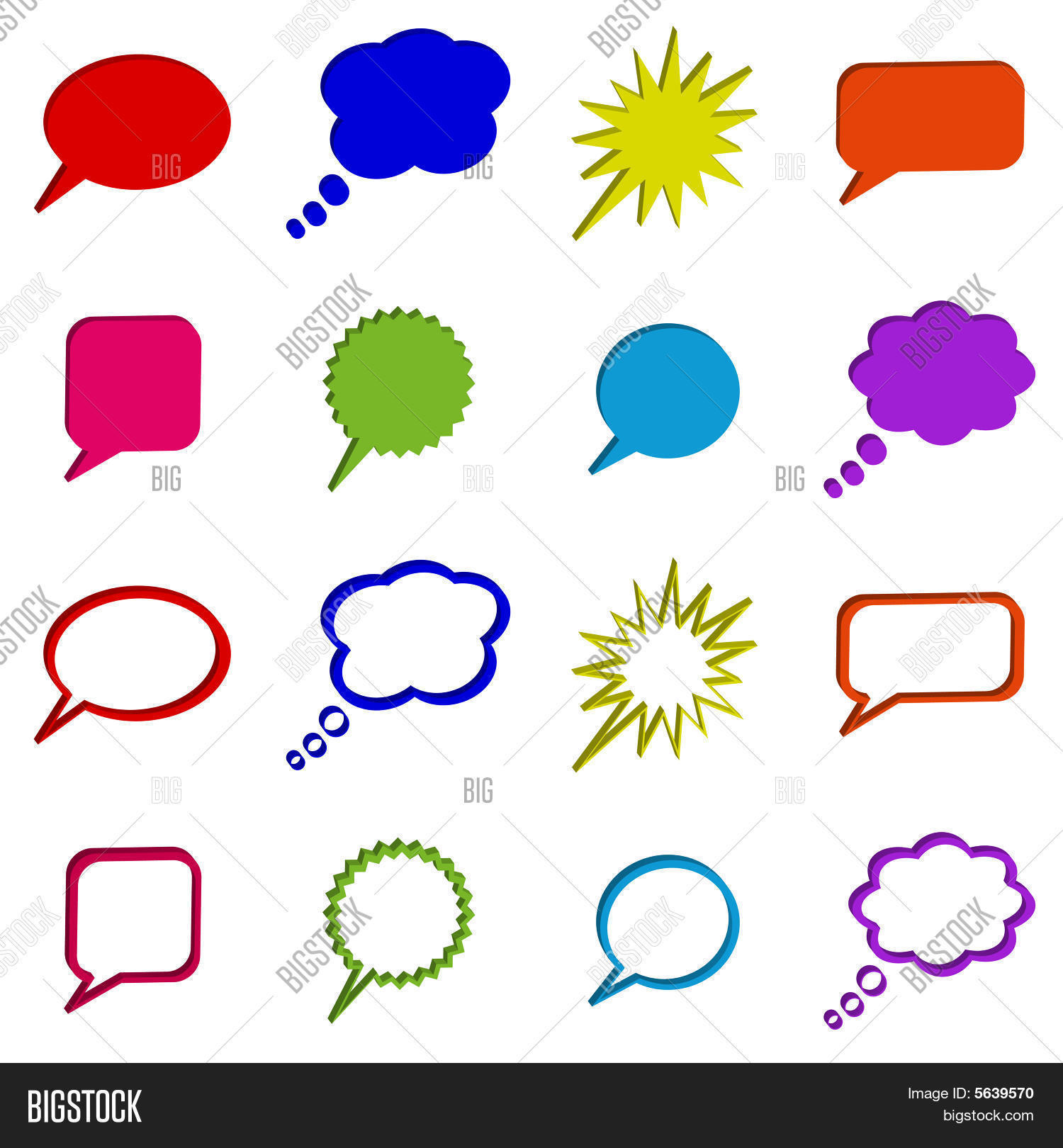 Call Out Talk Buttons Image & Photo (Free Trial) | Bigstock