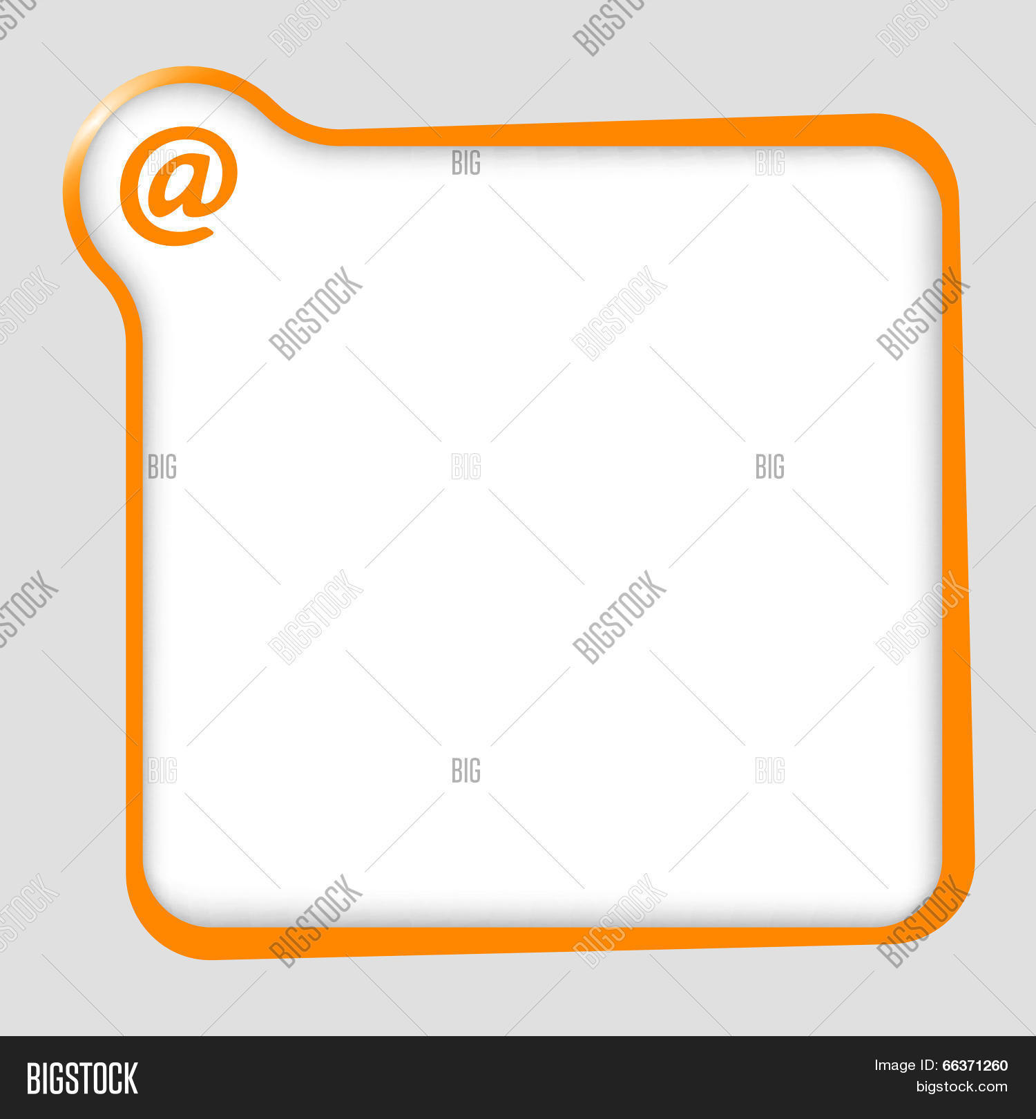 Orange Text Box Any Vector & Photo (Free Trial) | Bigstock
