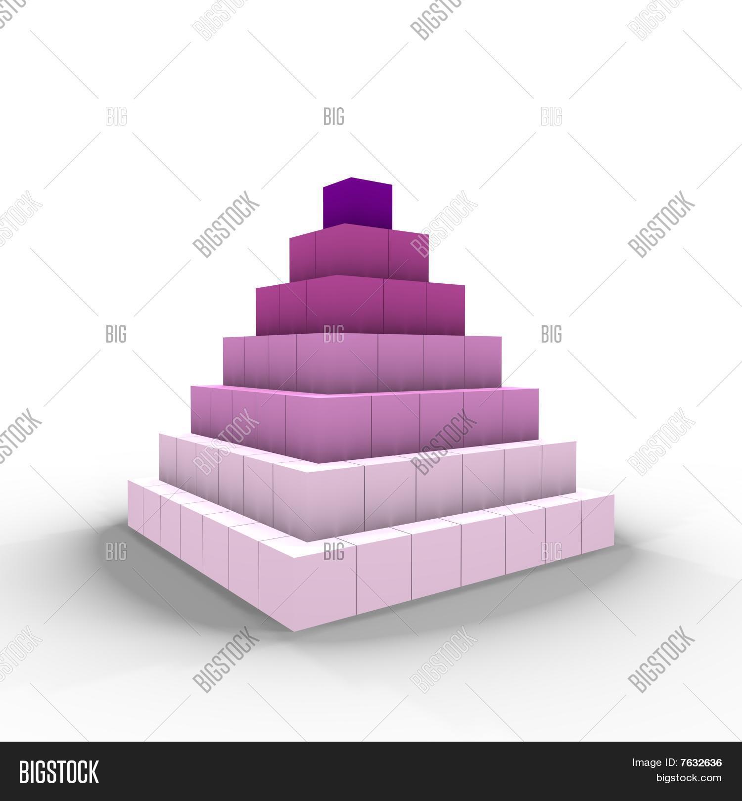 Pyramid Cubes - 3d Image & Photo (Free Trial) | Bigstock