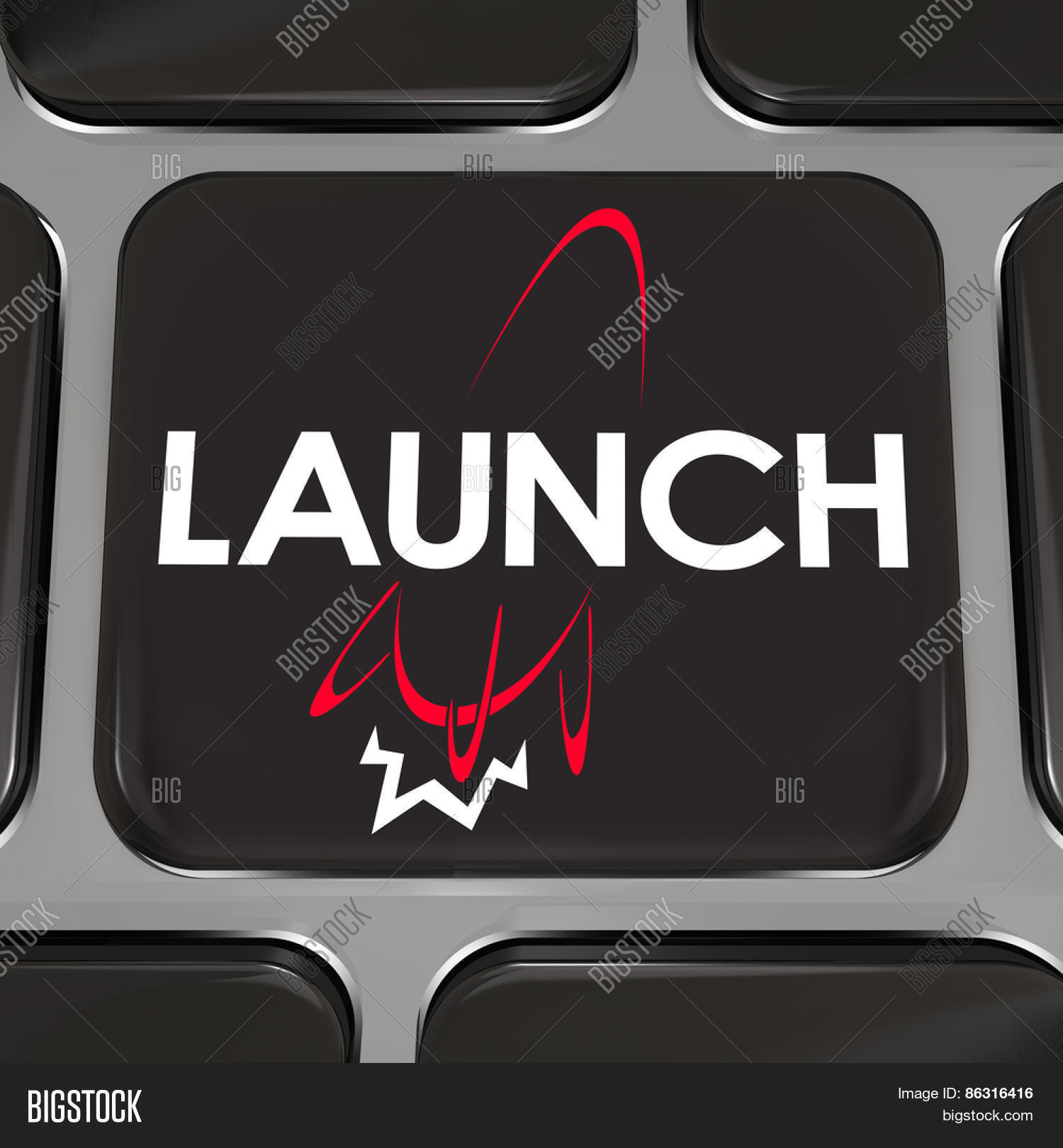 Launch Word Rocket Image & Photo (Free Trial) | Bigstock
