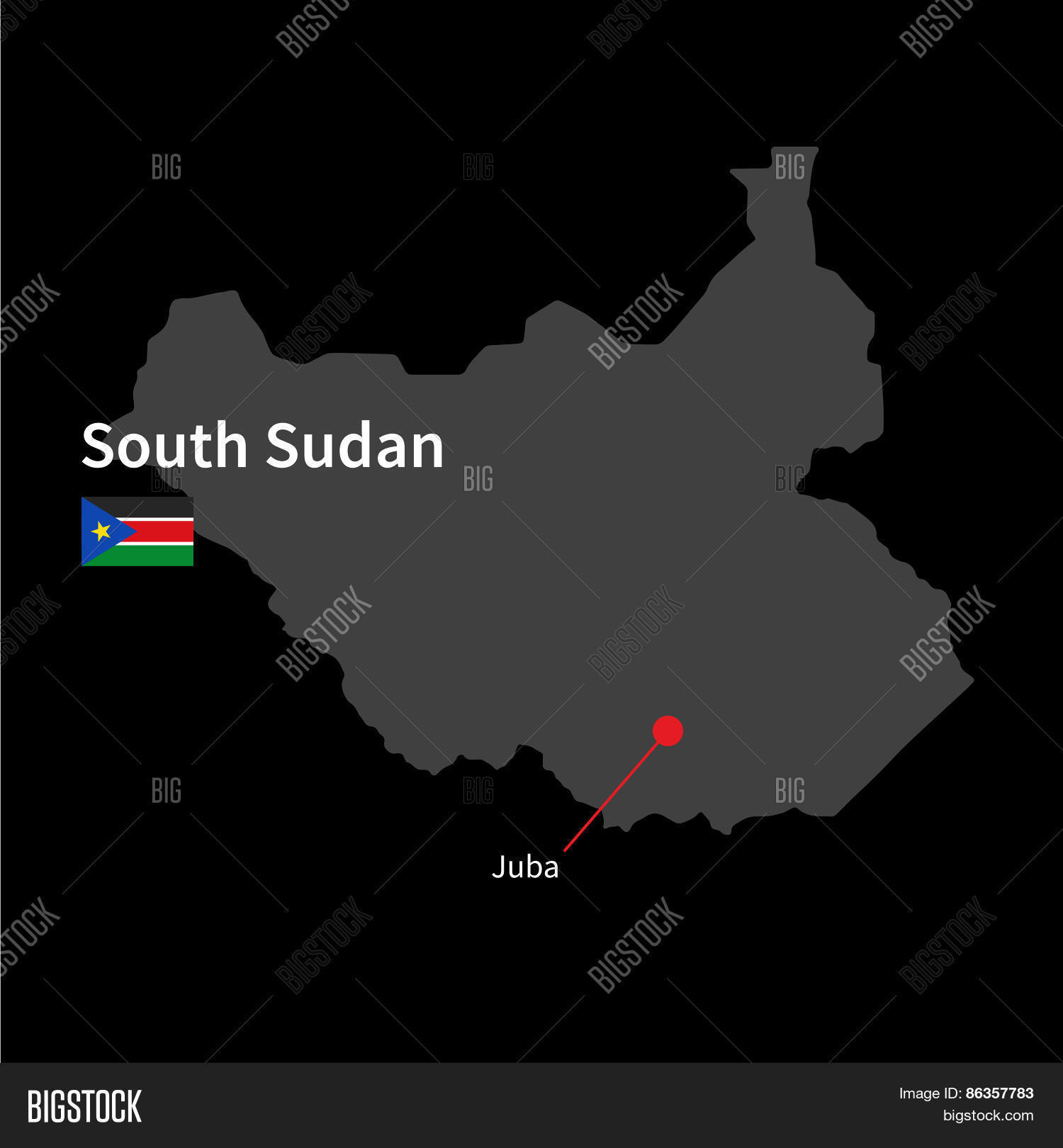 Detailed Map South Vector & Photo (Free Trial) | Bigstock