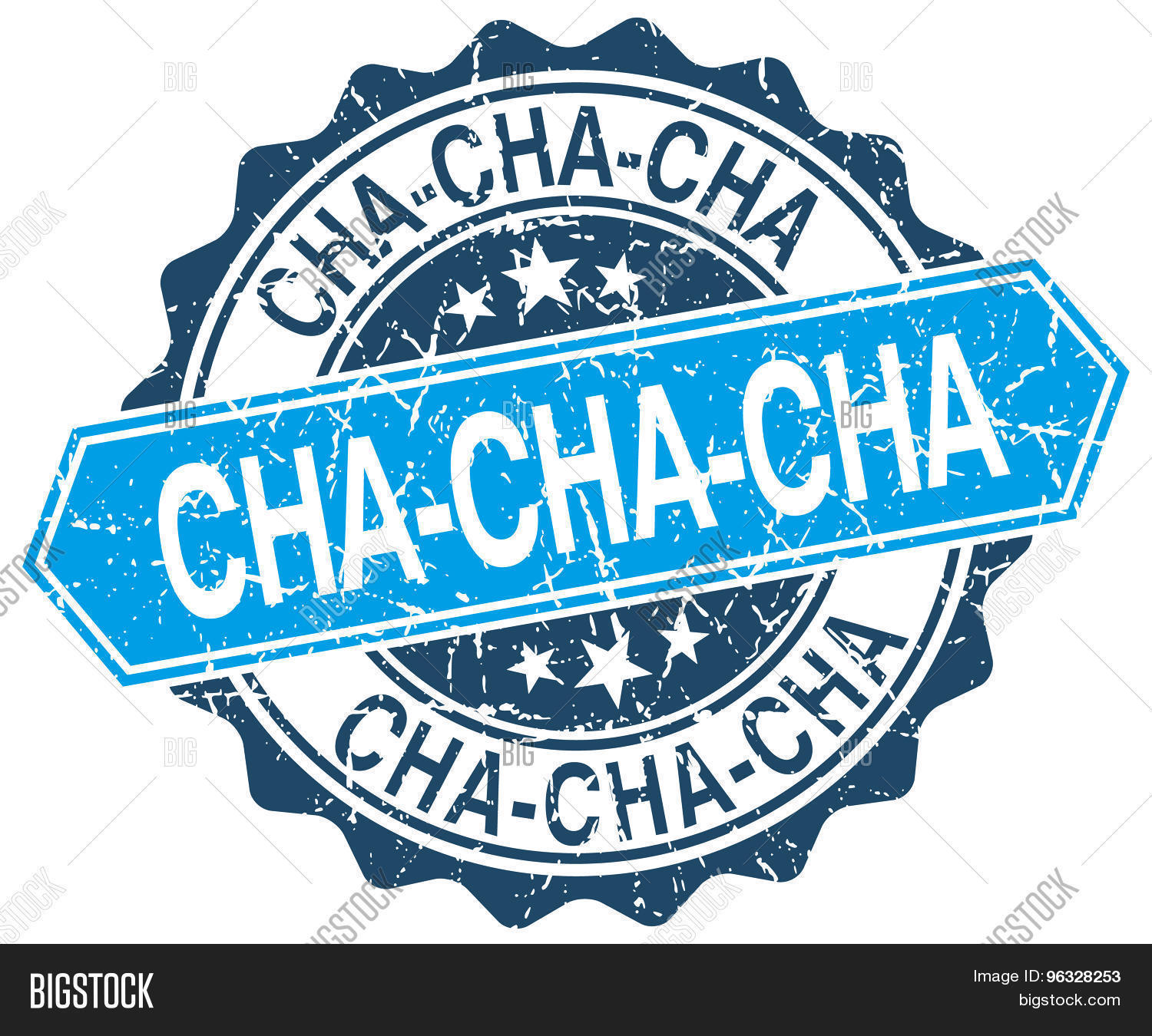 Cha-cha-cha Blue Vector & Photo (Free Trial) | Bigstock